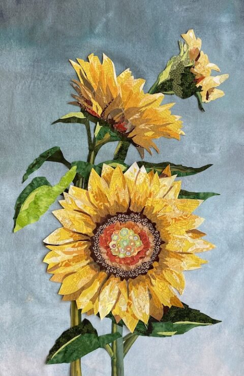 SUNFLOWER FABRIC COLLAGE FULL, WAITLIST ONLY | Portsmouth Fabric Co