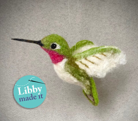 NEEDLE FELTED HUMMINGBIRD ORNAMENTS | Portsmouth Fabric Co